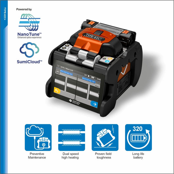 SUMITOMO 82C+ FUSION SPLICER – Cable Mall